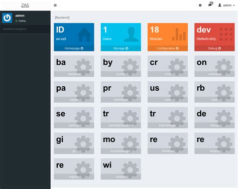 github dmstr yii2 backend module backend module for yii 2 0 framework