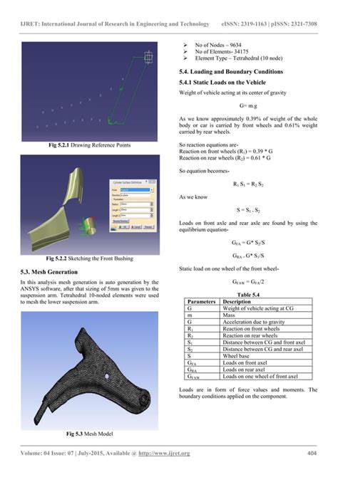 static structural analysis of suspension arm using finite element method pdf
