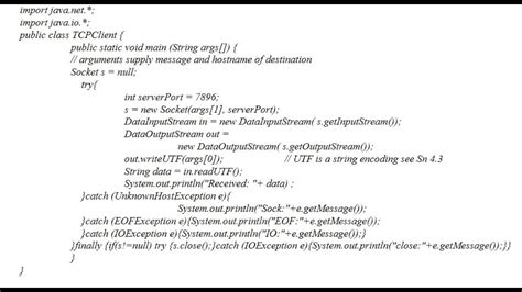 part 2 java implementation of message passing and objects serialization youtube