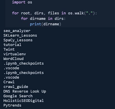 Iterating Over All Files In Directory With Python