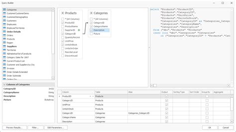 Sql Query Builder Winforms Net Reporting Tools Devexpress