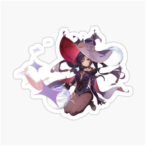 Genshin Impact Mona Stickers Redbubble Haikyuu Kageyama Diy Journal Anime Stickers Good
