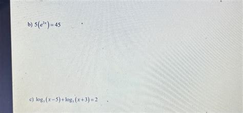 solved 9 15 pts solve the following equations express
