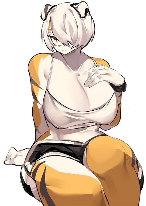 Rule 34 1girls Amber Eyes Anthro Arknights Big Breasts Breasts Female Furry Looking At Viewer