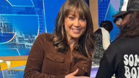 Gmas Ginger Zee Stuns In Sexy Brown Dress As She Shares New Behind The Scenes Video With Co