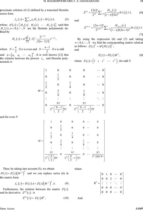 hermite matrix polynomial collocation method for linear complex differential equations and some