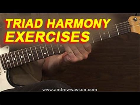 Triad Harmony Exercises YouTube