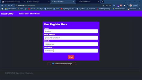 github i m prabhat react crud app crud using react