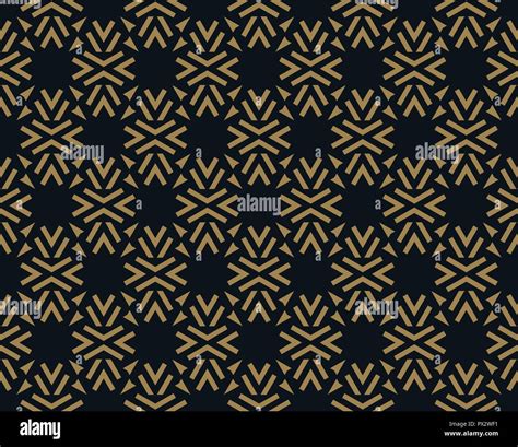 Vector Seamless Pattern Modern Stylish Texture Repeating Geometric