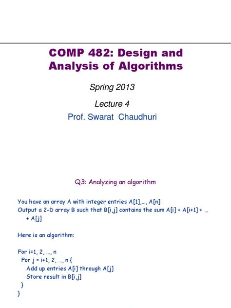 comp 482 design and analysis of algorithms spring 2013 pdf combinatorics mathematical