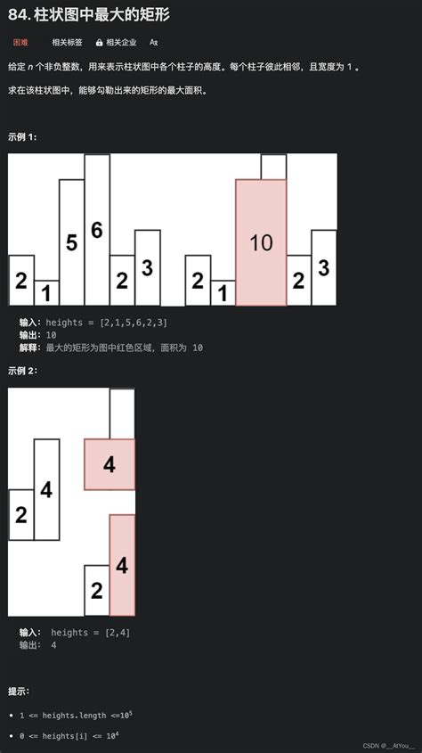 golang leetcode golang题解之第84题柱状图中最大的矩形