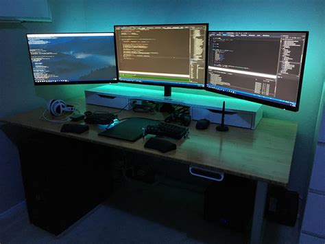 the latest iteration of my coding gaming setup r battlestations