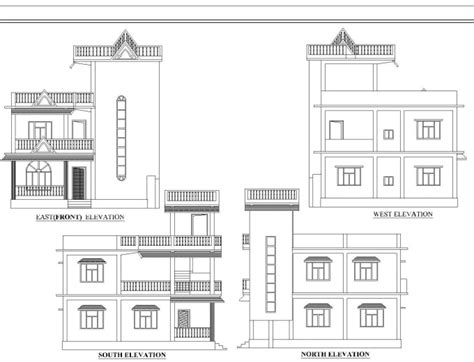 Draw A 2d Architectural Floor Plan Section And Elevation In Autocad By
