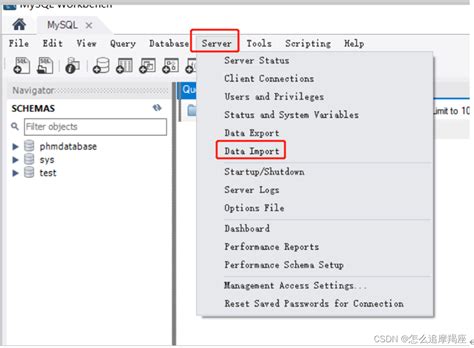 7、mysql workbench 导出导入数据库 mysql workbench 导出数据库 csdn博客