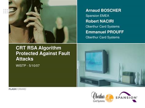 ppt crt rsa algorithm protected against fault attacks powerpoint presentation id 4821106
