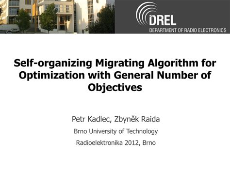 pdf self organizing migrating algorithm for optimization with general number of objectives