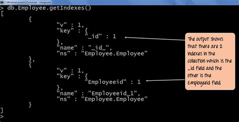 MongoDB Indexing Tutorial CreateIndex Dropindex Example