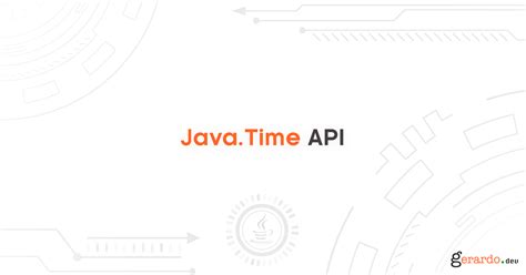 Usando El Java Time API Gerardo Arroyo
