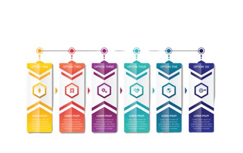 Infographic Table 6 Steps Text Box Frame Infographic Text Box