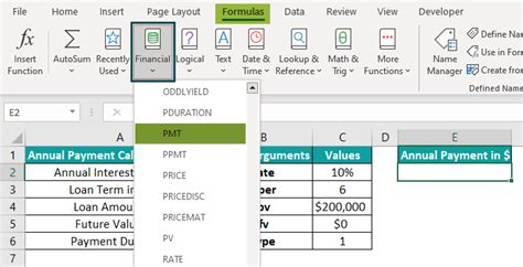 PMT Function In Excel Formula Examples How To Use