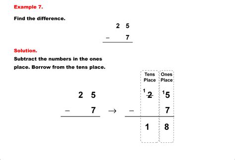 math examples adding and subtracting with regrouping media4math