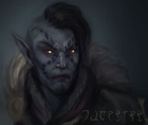 Artstation Vampire Dunmer Jennifer Laében Rosén Skyrim Art Dark Elf Elder Scrolls Elves