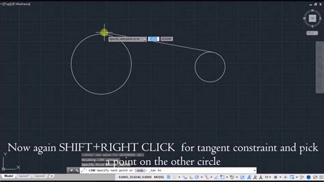 A Simple Technique To Draw Common Tangent To Two Circles In AutoCAD 1