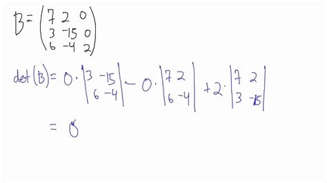 how to find value of determinant 3x3 the determinant is a value defined for a square matrix