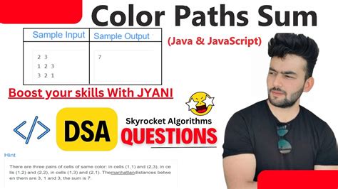 Color Paths Sum Find The Sum Of Paths Of Same Element Present In