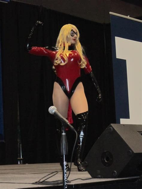 Msmarvel Carol Danvers Pvc Cosplay Costume Sexy