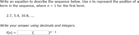 ixl write formulas for geometric sequences function notation algebra 1 practice