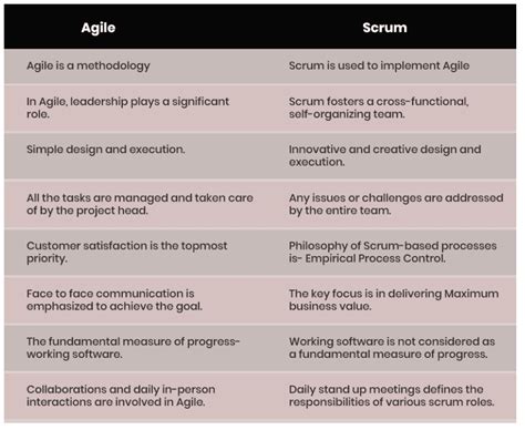 agile vs scrum know the differences scrum master certification