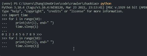 vscode中python运行时循环结束才在终端显示print的内容？ segmentfault 思否