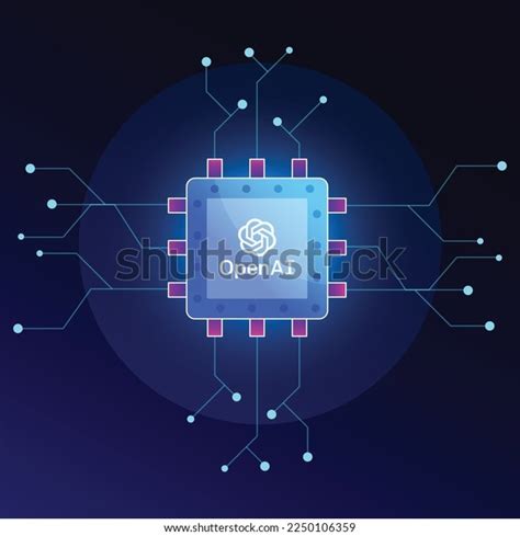 Chatgpt Openai Vector Illustration Design Combines Stock Vector
