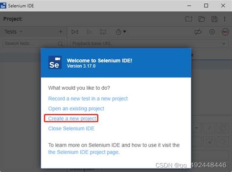 【精选】selenium ide的安装以及使用 selenium ide使用教程 csdn博客