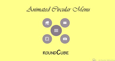 animated circular navigation menu using html css vanilla javascript vrogue