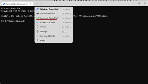 windows python developers had better setup earlier iv add anaconda powershell on windows