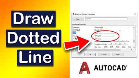 How To Draw Dotted Line In Autocad