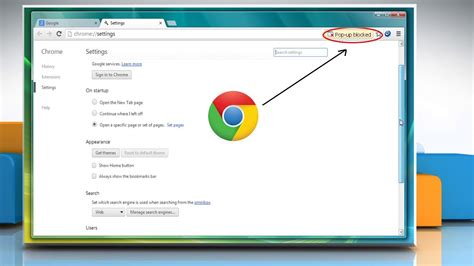 how to allow pop ups in chrome