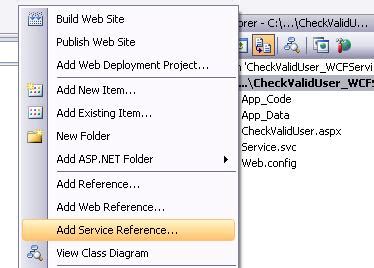Creating And Consuming A WCF Service