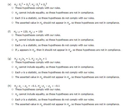 solved for each of the following assertions state whether