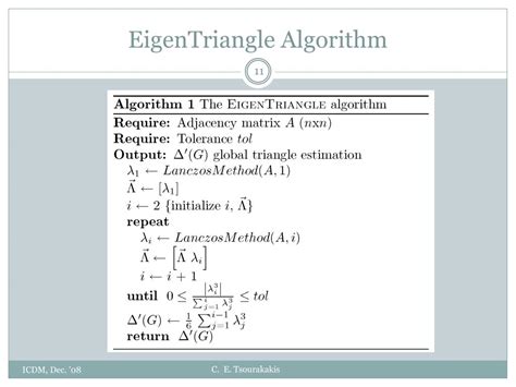 ppt fast counting of triangles in large networks without counting algorithms and laws