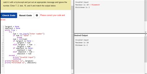 write a program that repeatedly prompts a user for integer numbers until the user enters done