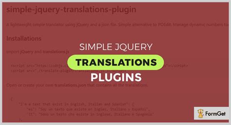4 jquery language translator plugins freemium formget