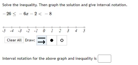 solved solve the inequality then graph the solution and