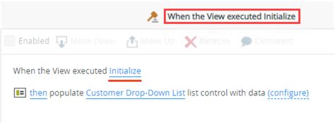 Configure The Initialized Event
