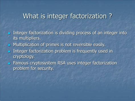 ppt parallel fermat s integer factorization method powerpoint presentation id 6991512