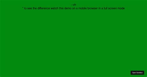 React Viewport Height Forked Codesandbox