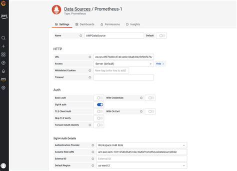 Setting Up Amazon Managed Grafana Cross Account Data Source Using