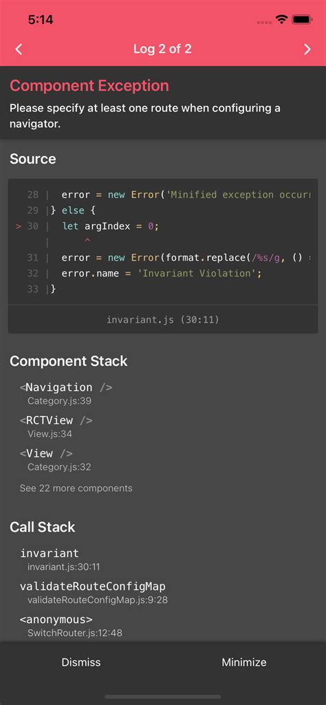 Error Invariant Violation Issue 1 Sanengineer React Native